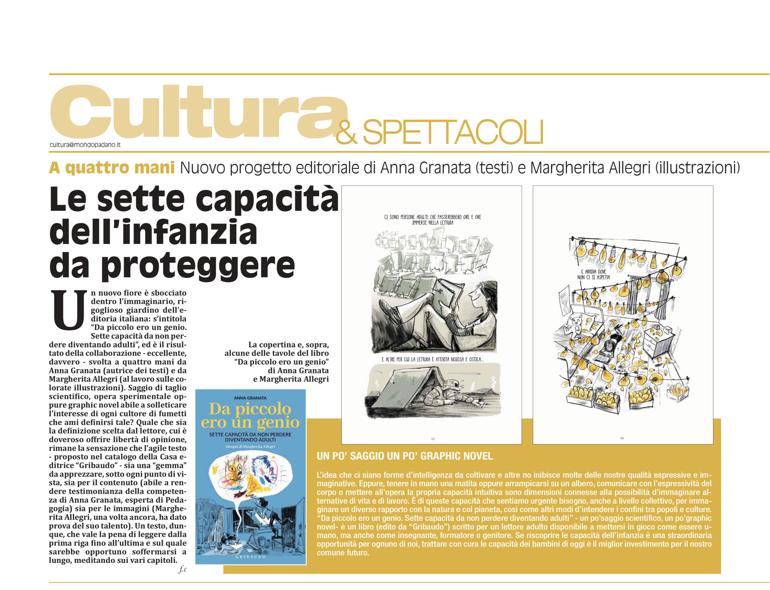 Le sette capacità dell’infanzia da proteggere - Save The Mix